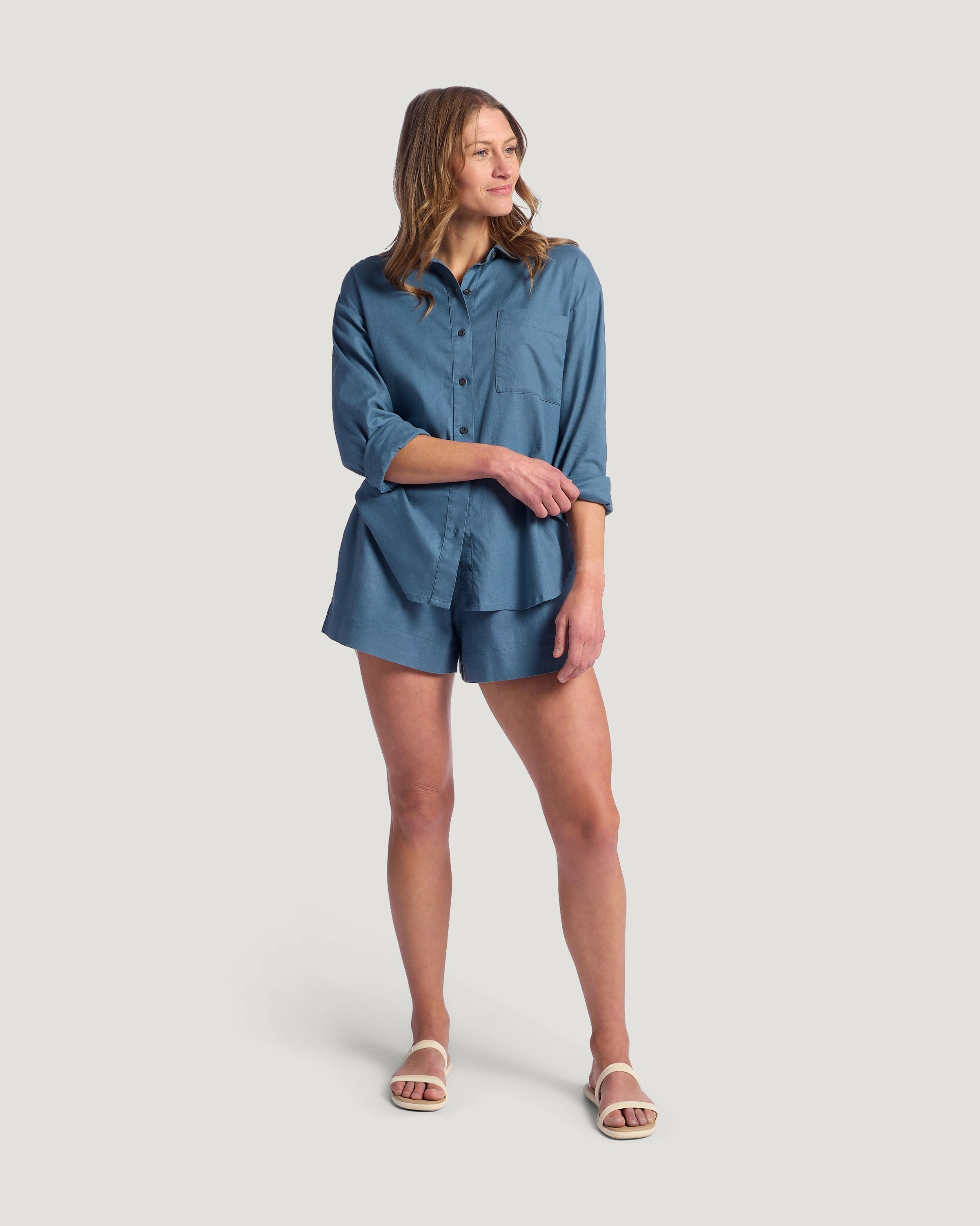 Women's Sullivan's Shirt - Pacific Blue – Free Fly Apparel