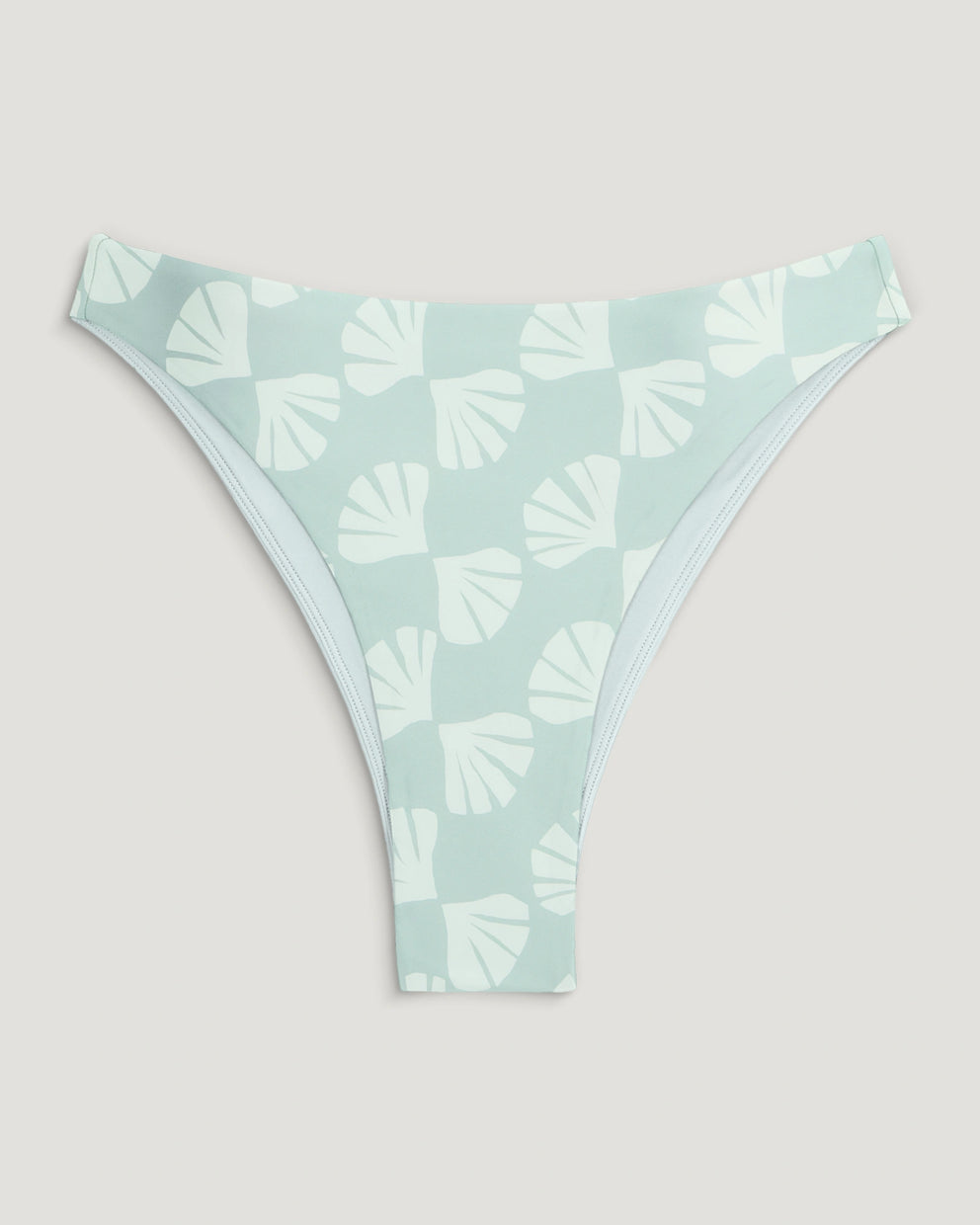 Women's Wavebound Cheeky Bikini Bottom - Sea Scallop Print Ocean Mist ...