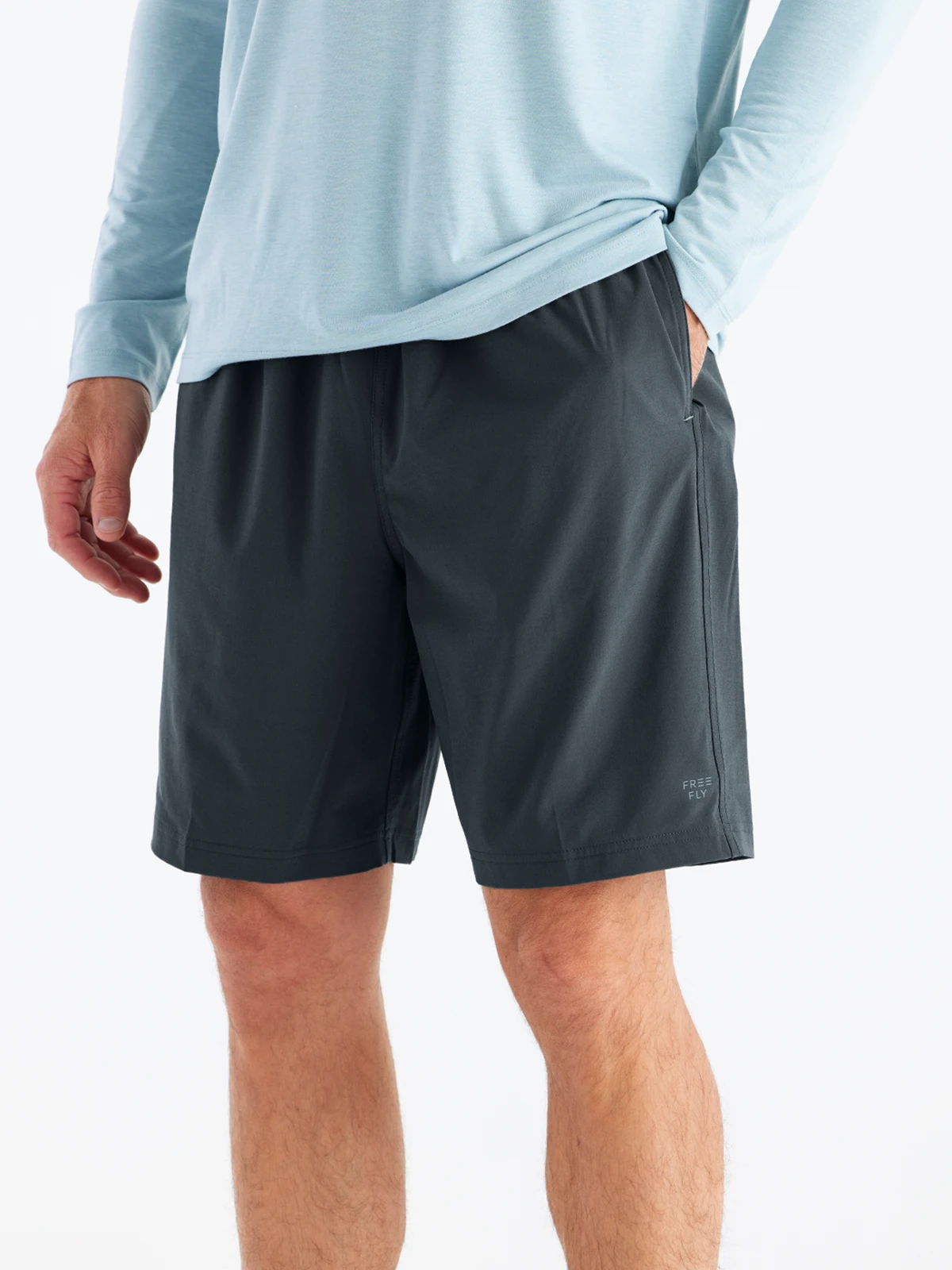 Men's Breeze Short – 8" - Storm Cloud – Free Fly Apparel