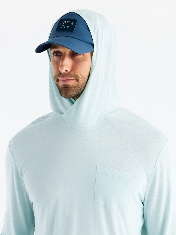 Men's Bamboo Lightweight Hoodie - Glacier – Free Fly Apparel