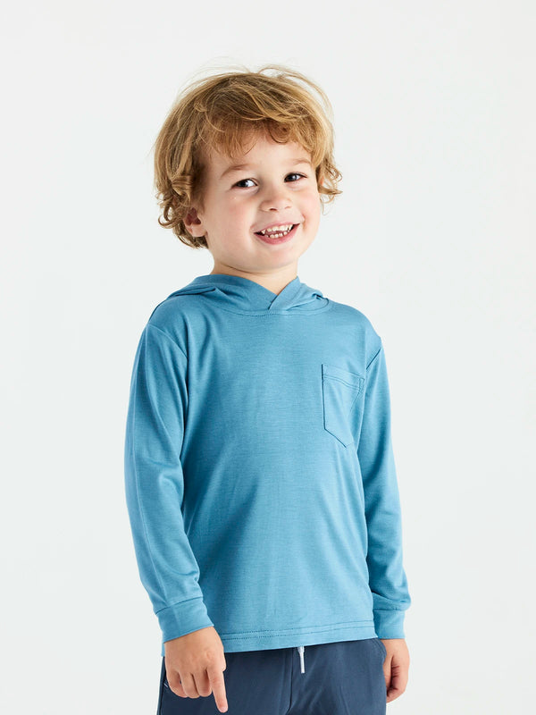 Toddler Bamboo Shade Hoodie - Bluestone – Free Fly Apparel
