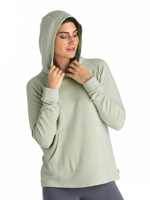Women's Bamboo Lightweight Fleece Hoodie - Desert Sage – Free Fly Apparel