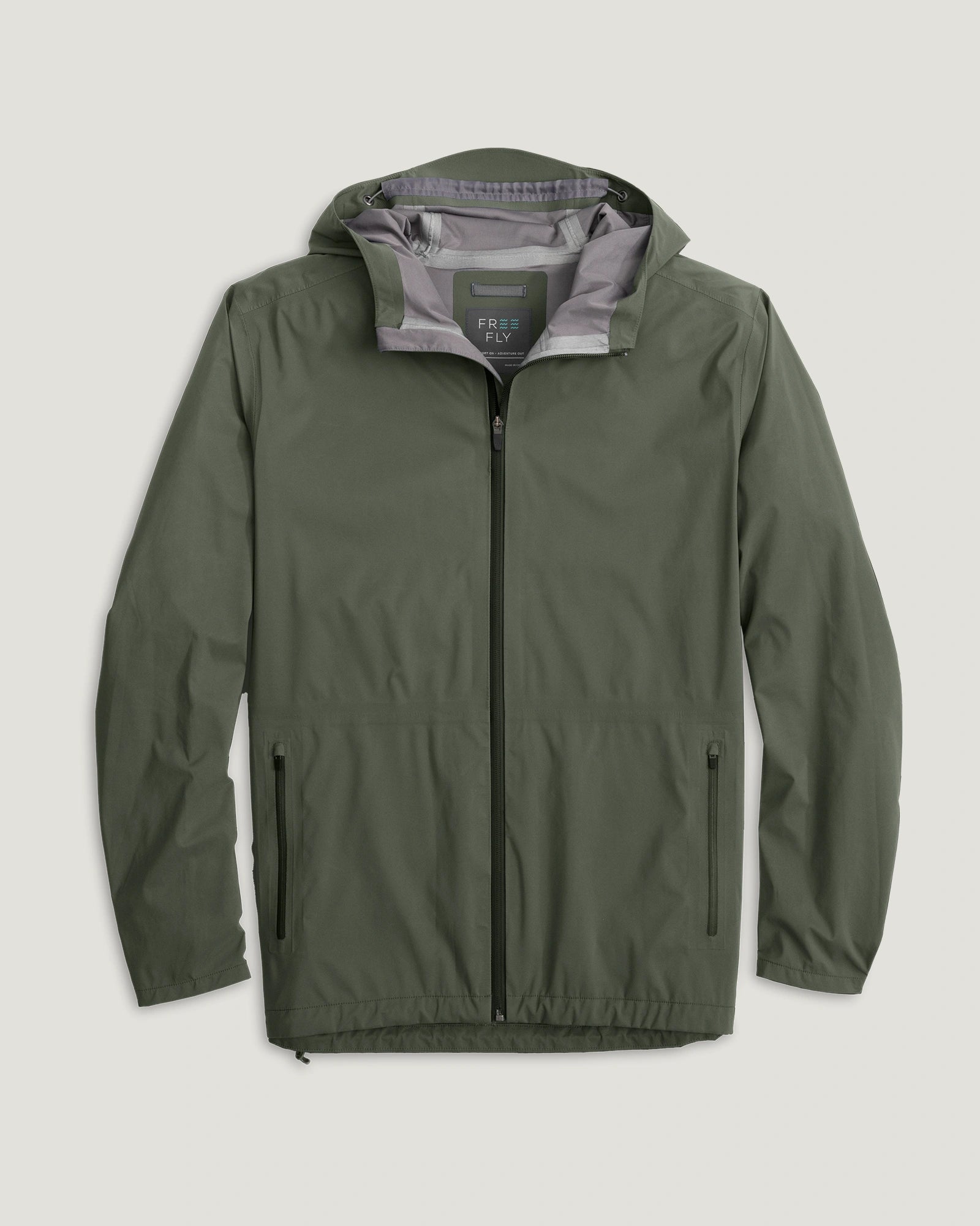 Men's Cloudshield Rain Jacket - Dark Olive – Free Fly Apparel