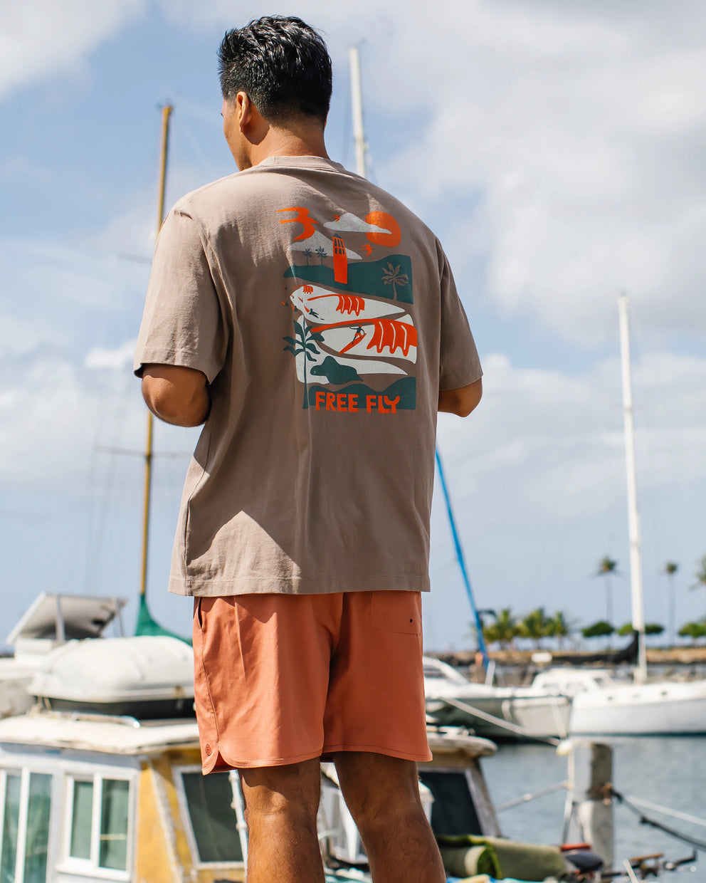 Men's Lined Reverb Short – 7" - Anthracite – Free Fly Apparel