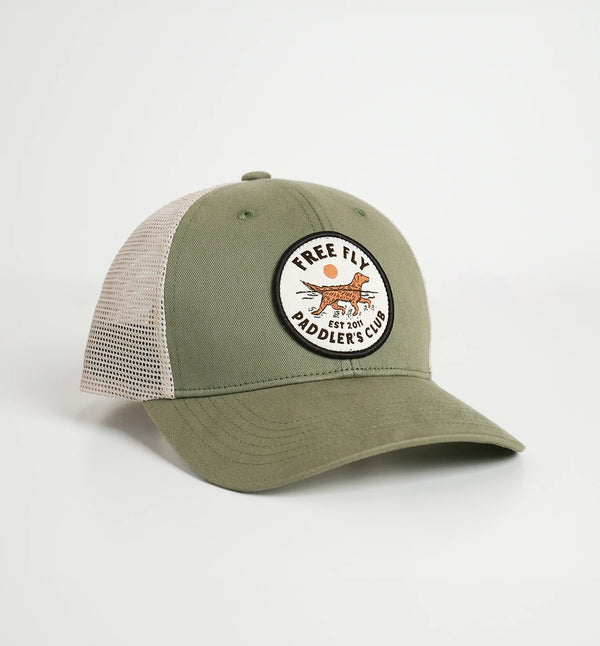 Youth Paddler's Club Trucker Hat - Capers Green – Free Fly Apparel