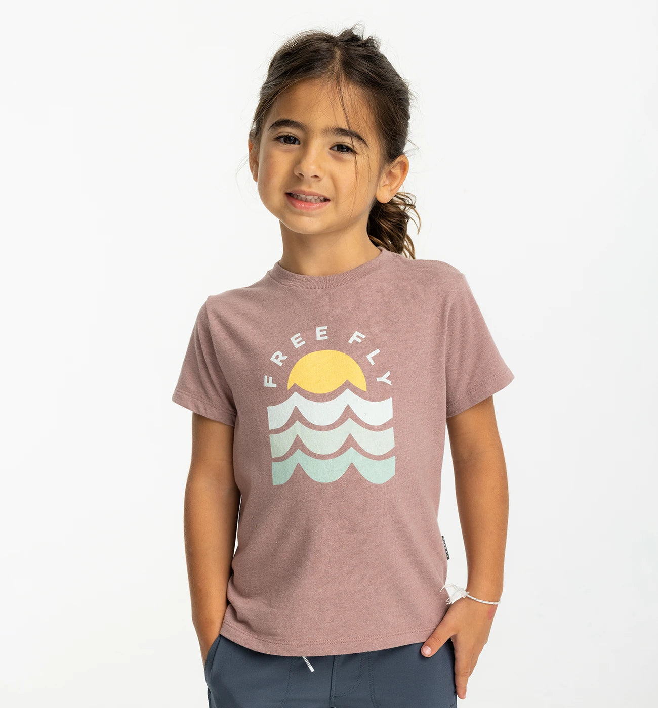 Toddler Perfect Day Tee - Heather Fig – Free Fly Apparel