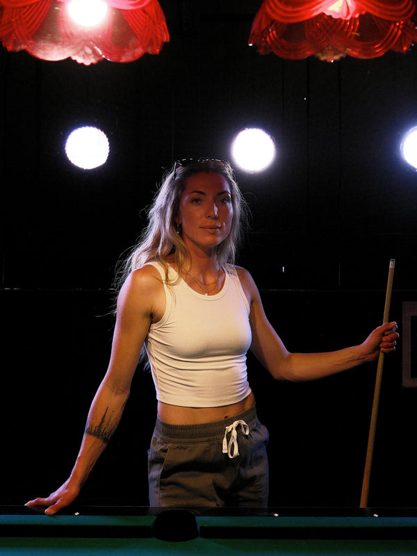 Women's Ribbed Bamboo Tank - Smokey Olive – Free Fly Apparel