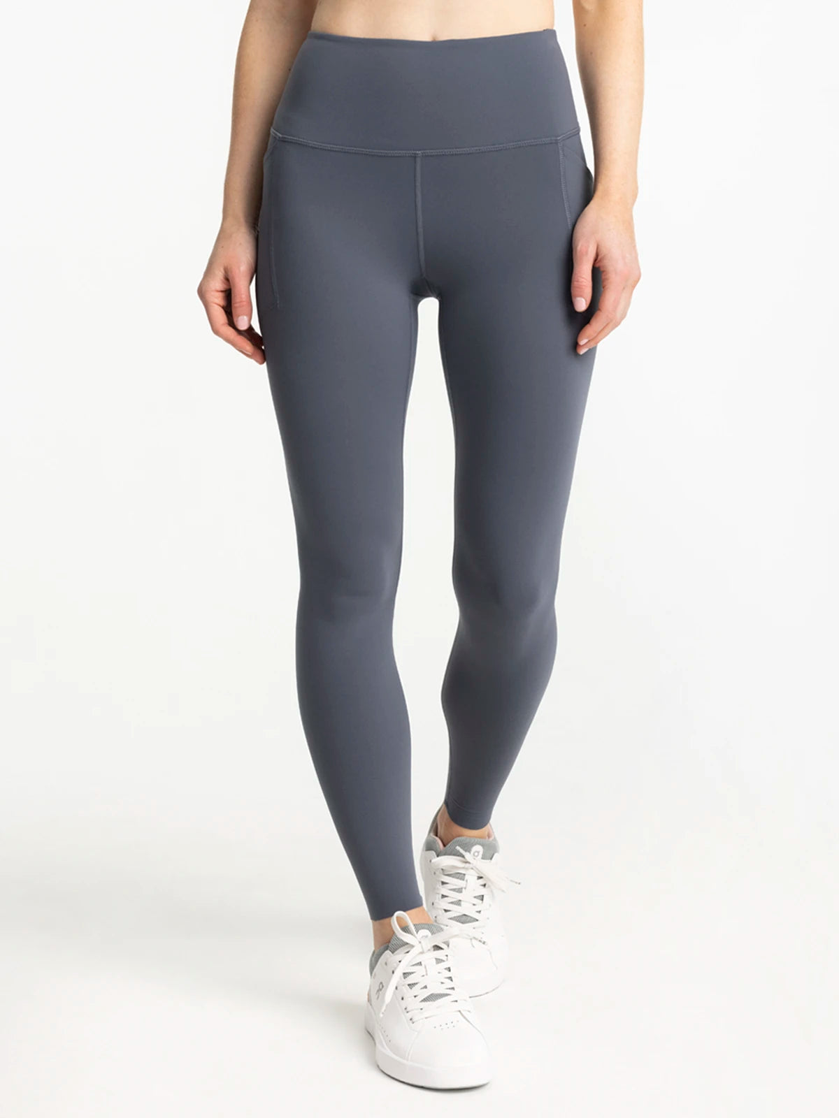 Women's All Day Pocket Legging - Storm Cloud – Free Fly Apparel