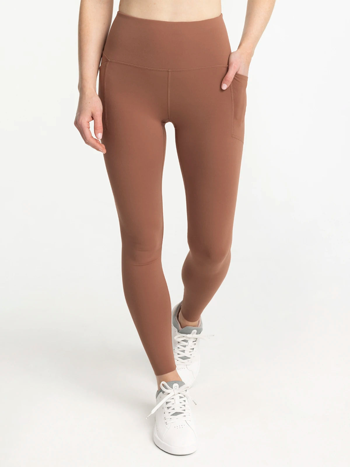 Women's All Day Pocket Legging - Baltic Amber – Free Fly Apparel
