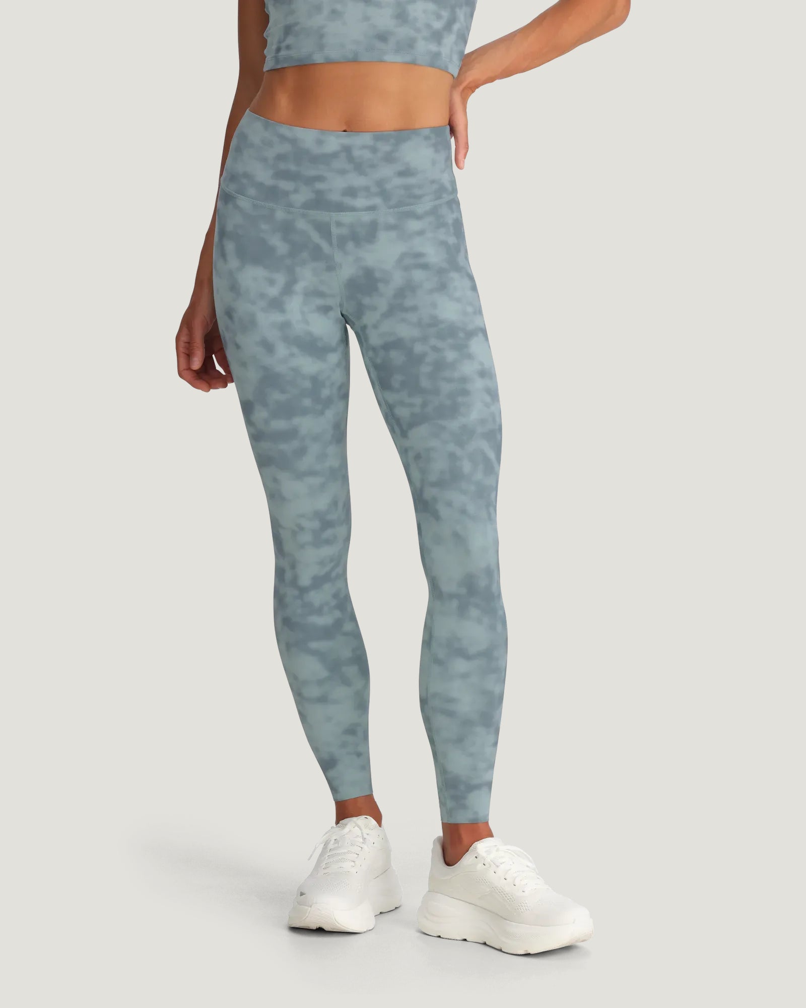 Women's All Day Pocket Legging - Surf Washed Print Ocean Mist – Free ...