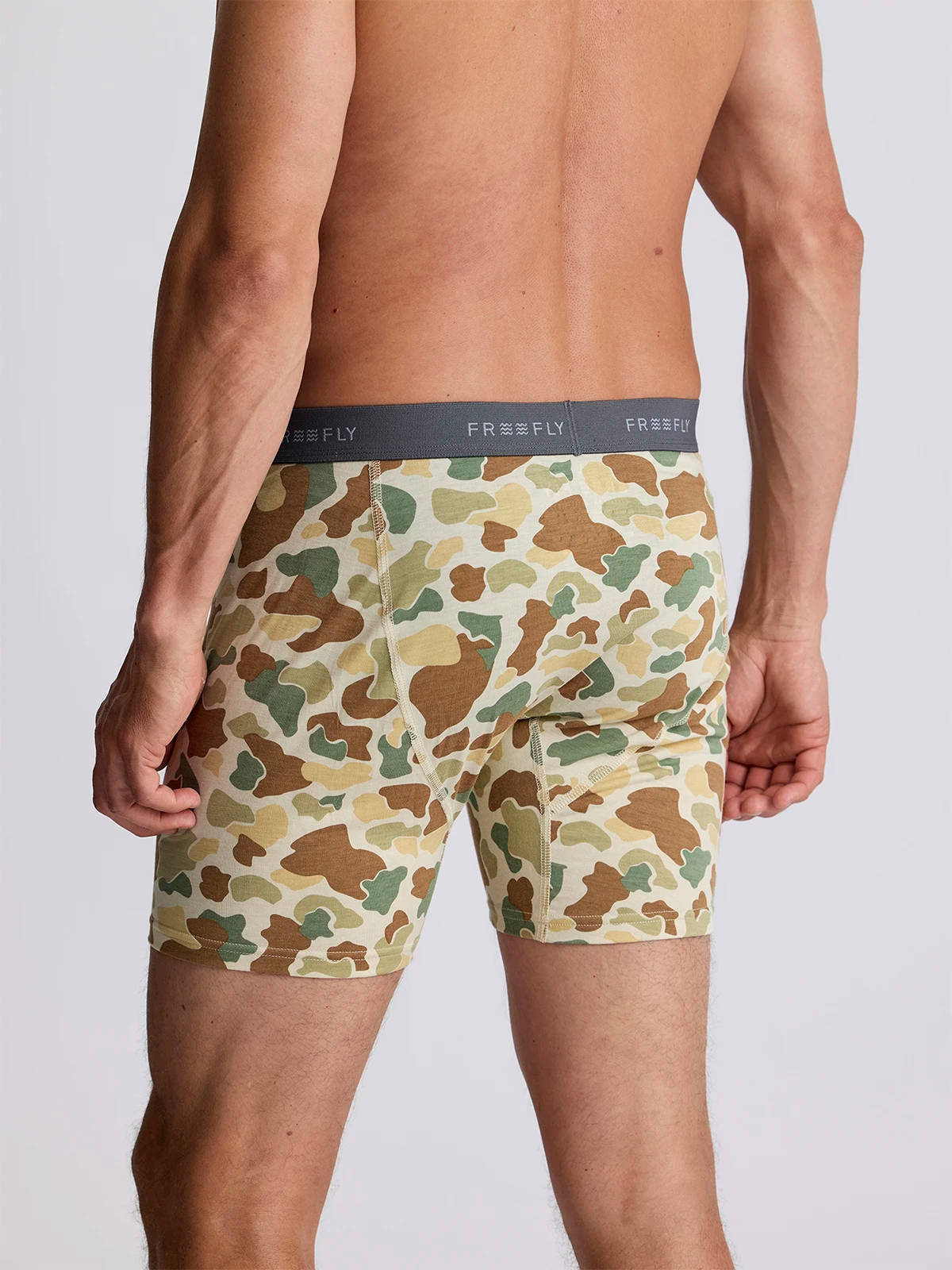 Men's Bamboo Motion Boxer Brief - Vintage Camo – Free Fly Apparel