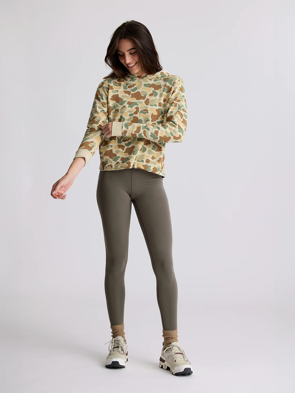 Women's Highmile Legging - Smokey Olive – Free Fly Apparel