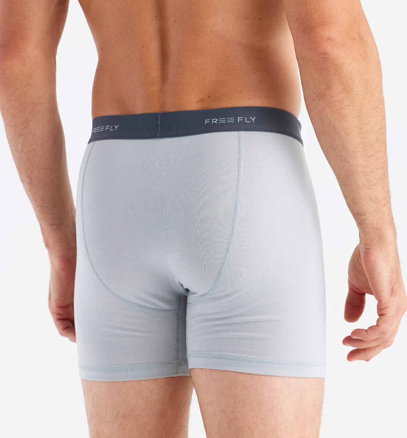 Men's Elevate Boxer Brief - Aspen Grey – Free Fly Apparel