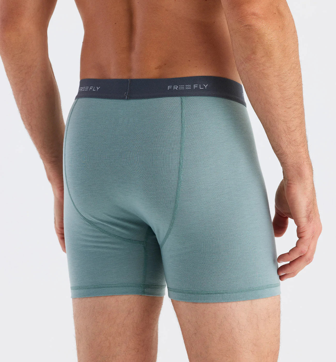 Men's Elevate Boxer Brief - Shale Green – Free Fly Apparel