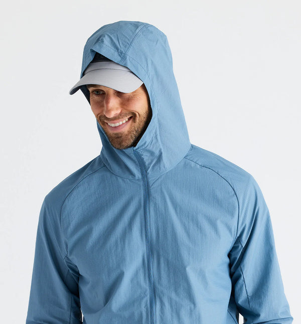 Men's Headwind Jacket - Blue Fog – Free Fly Apparel