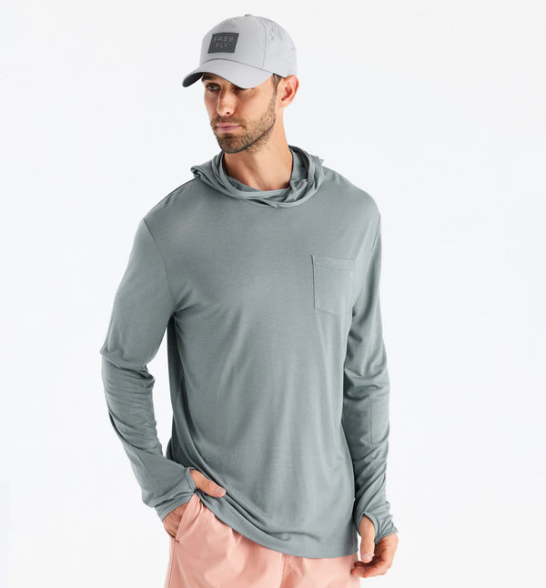 Men's Bamboo Lightweight Hoodie - Slate – Free Fly Apparel