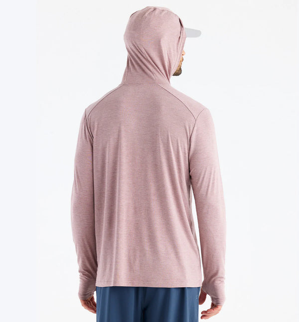 Men's Bamboo Shade Hoodie - Heather Adobe Red – Free Fly Apparel